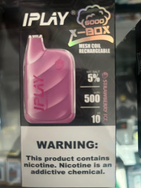 IPLAY XBOX 6000 STRAWBERRY ICE