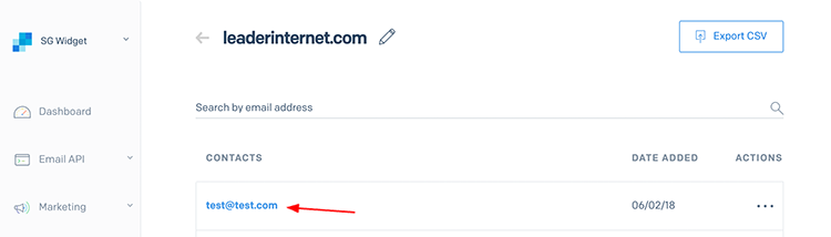 Collect Emails For Sendgrid. 1 Line Of Code. SG Widget
