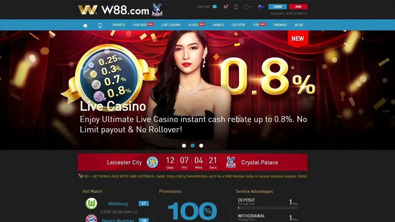W88 - Review W88 betting online of the World - w88au - Matters