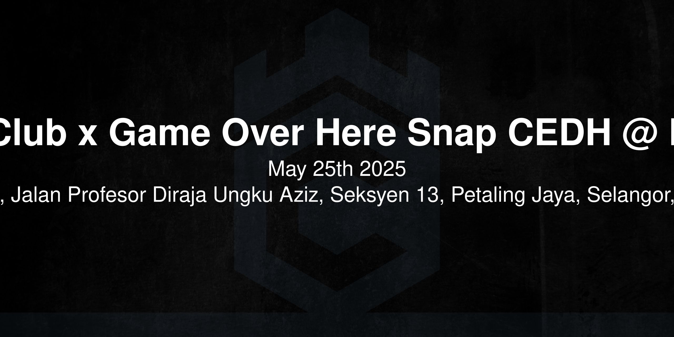 Blight Club x Game Over Here Snap CEDH @ Lotus V