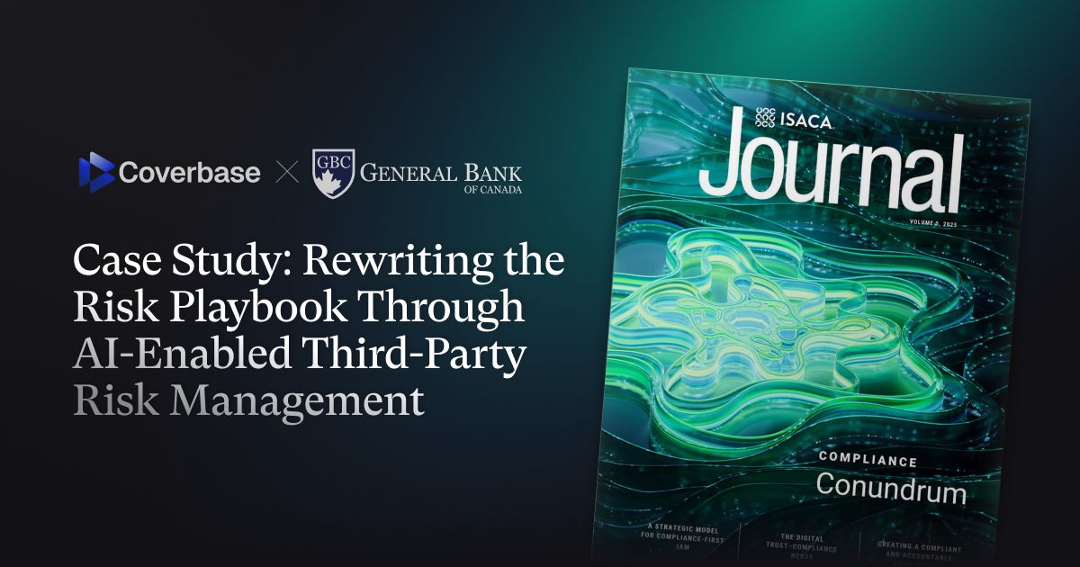 Case Study: Rewriting the Risk Playbook Through AI-Enabled Third-Party ...