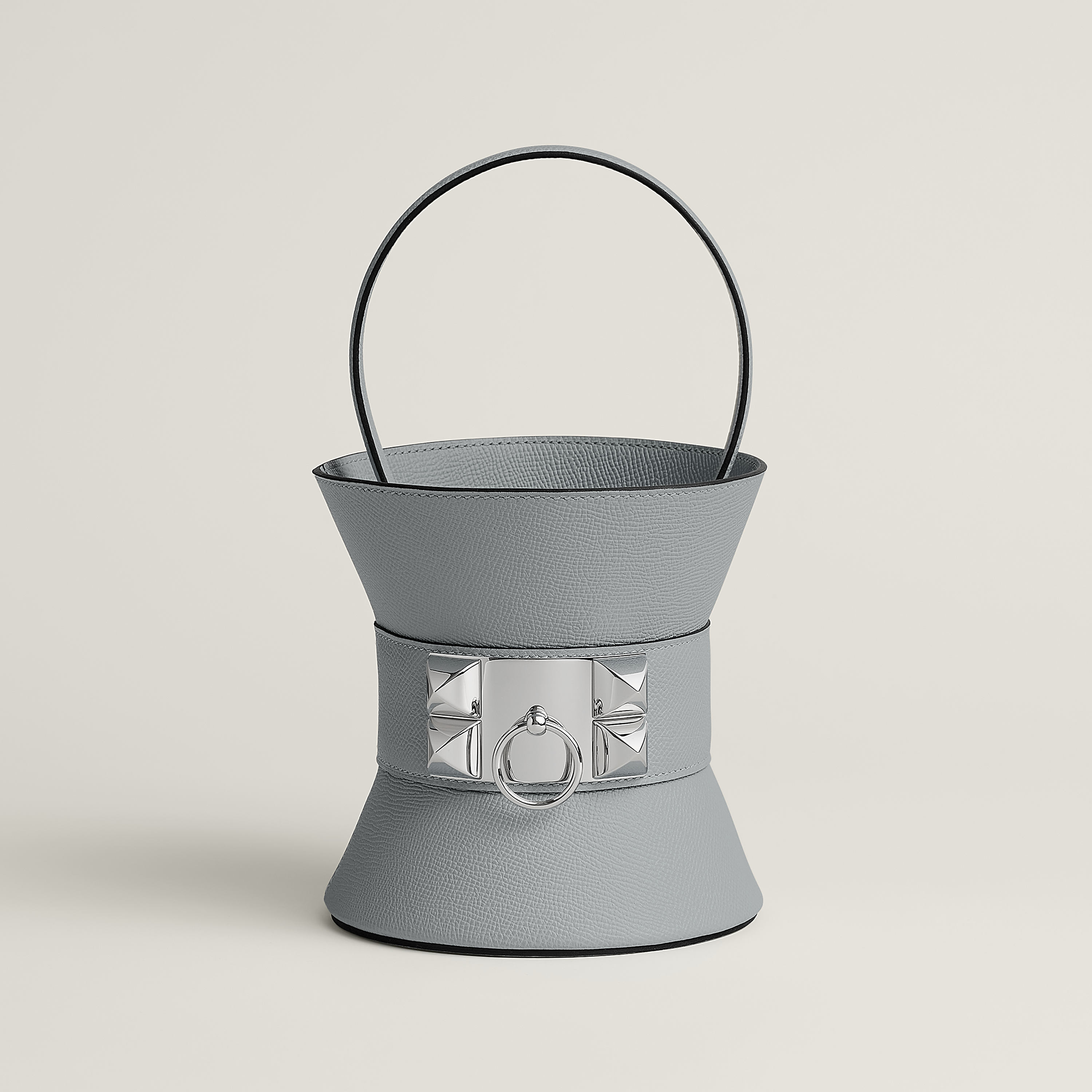 Hermès Mini Medor bag Gris Pantin Epsom Calfskin | BagUSeek