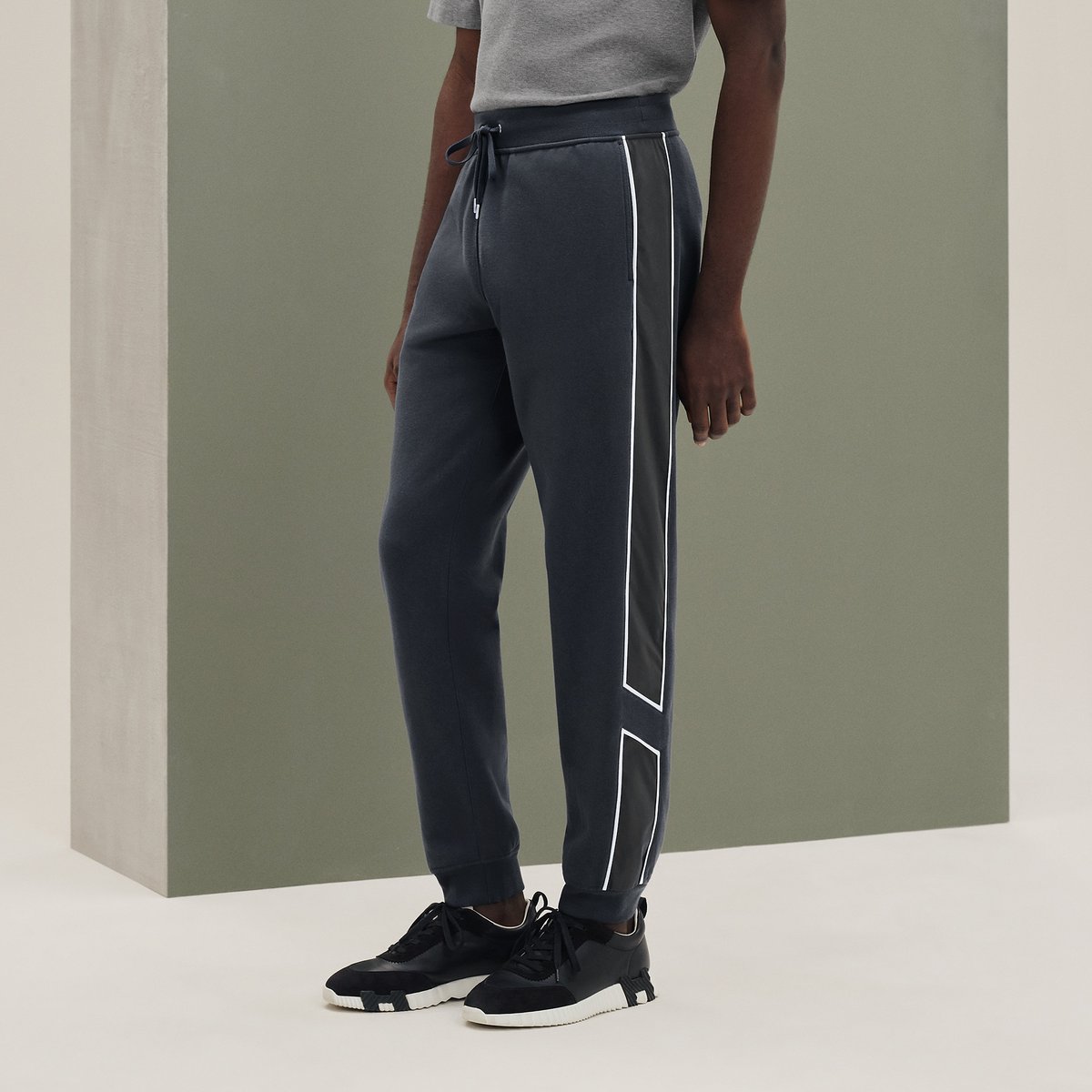 Hermès Sport capsule jogging pants Ardoise | BagUSeek