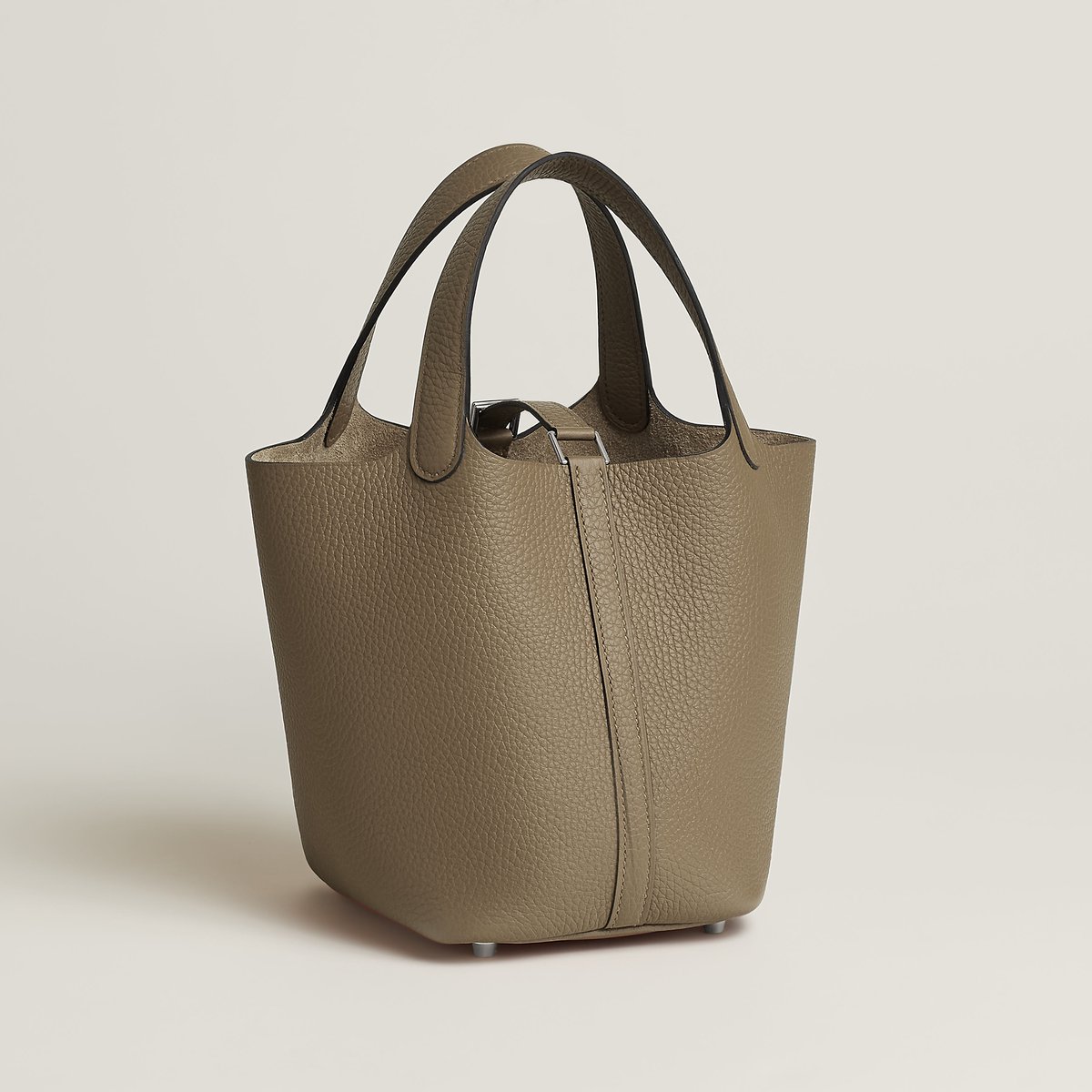 Hermès Picotin Lock 18 bag Beige Marfa Clemence Leather | BagUSeek