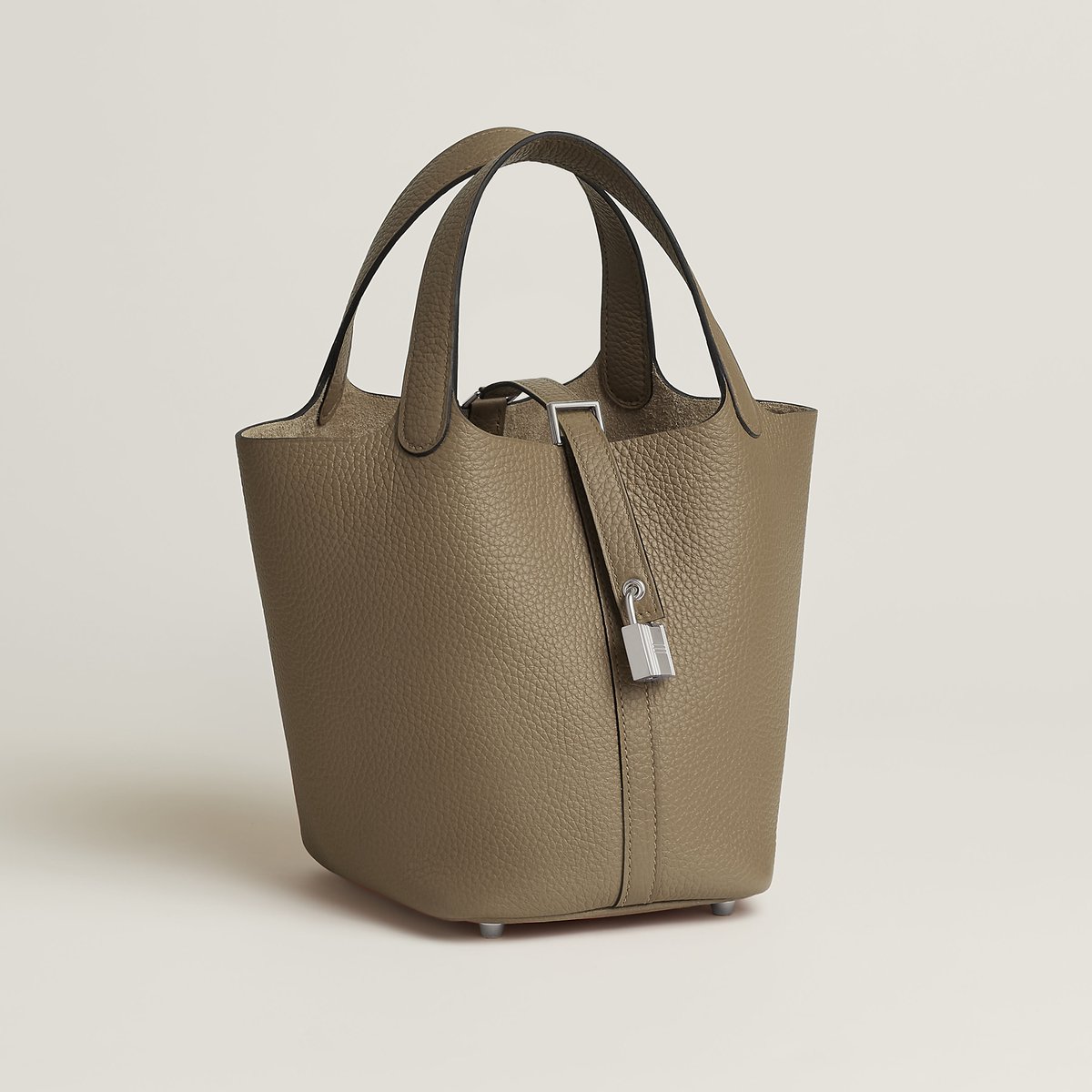 Hermès Picotin Lock 18 bag Beige Marfa Clemence Leather | BagUSeek