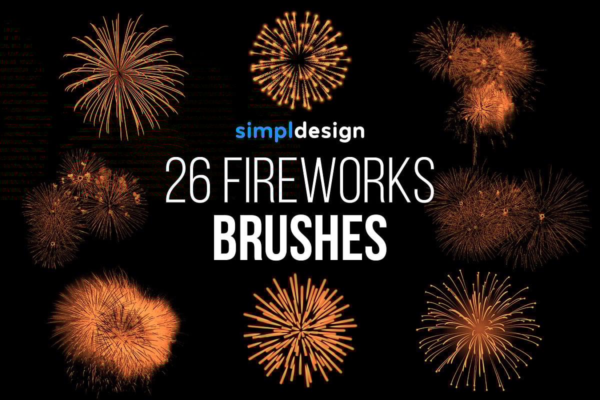 26 Fireworks Photoshop Brushes by SimplDesign - Motionstyles