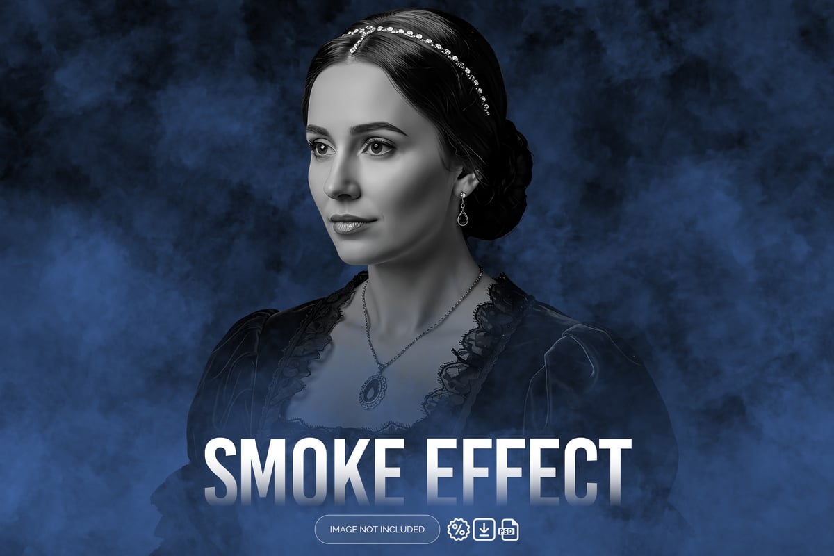 Free Smoke Effect PSD Template by ihemalaya - Motionstyles