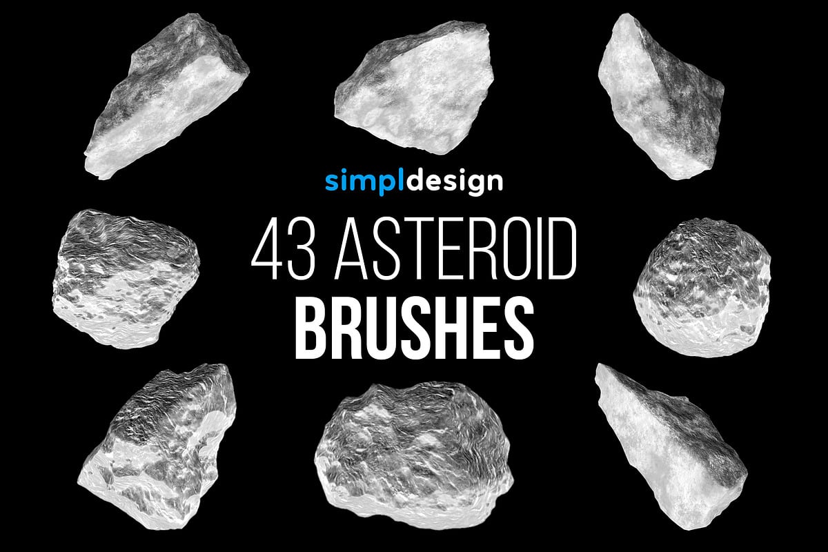 Asteroid Photoshop Brushes by SimplDesign - Motionstyles