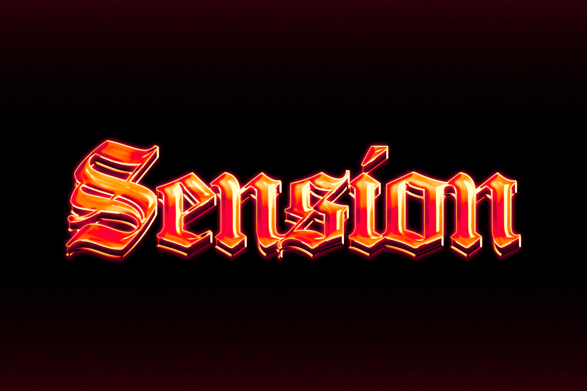 Gothic Chrome Text Effect by Sixtysixlab - Motionstyles