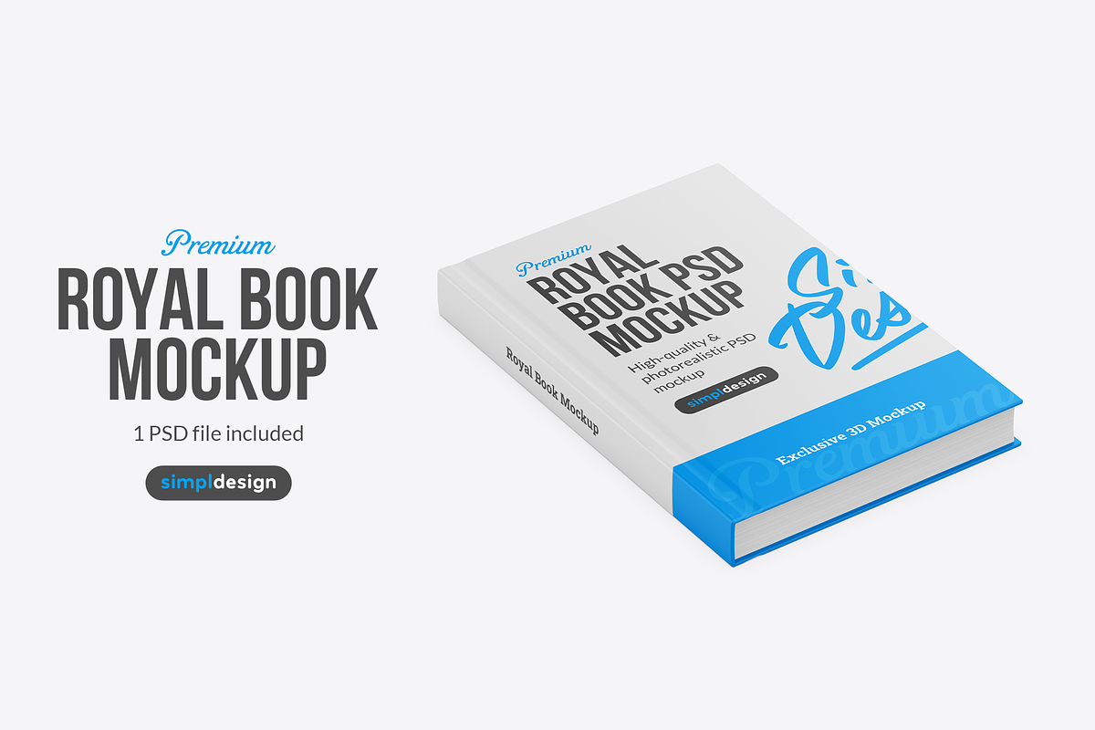 Royal Book Mockup by SimplDesign - Motionstyles