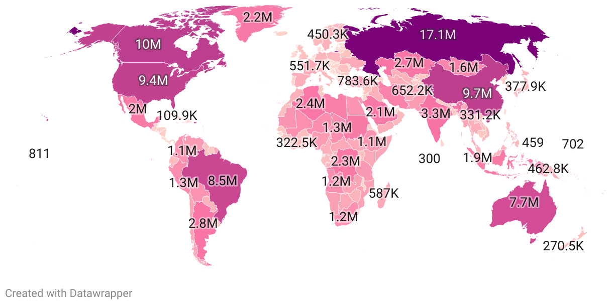 Largest Countries In Africa 2025