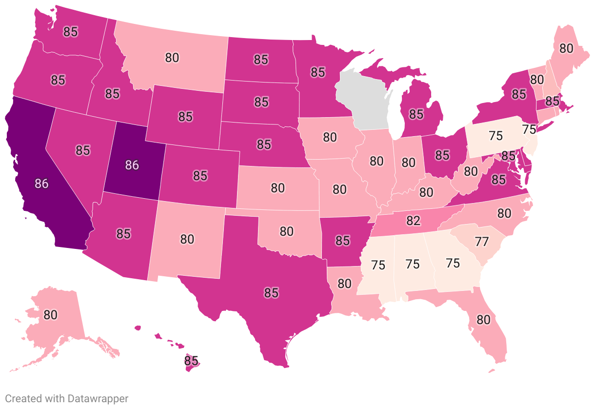 Mpre Scores By State 2025