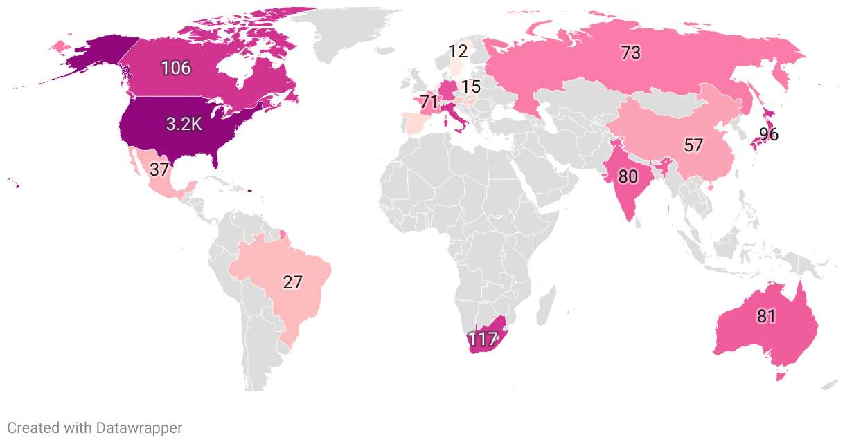 Countries With The Most Serial Killers 2025