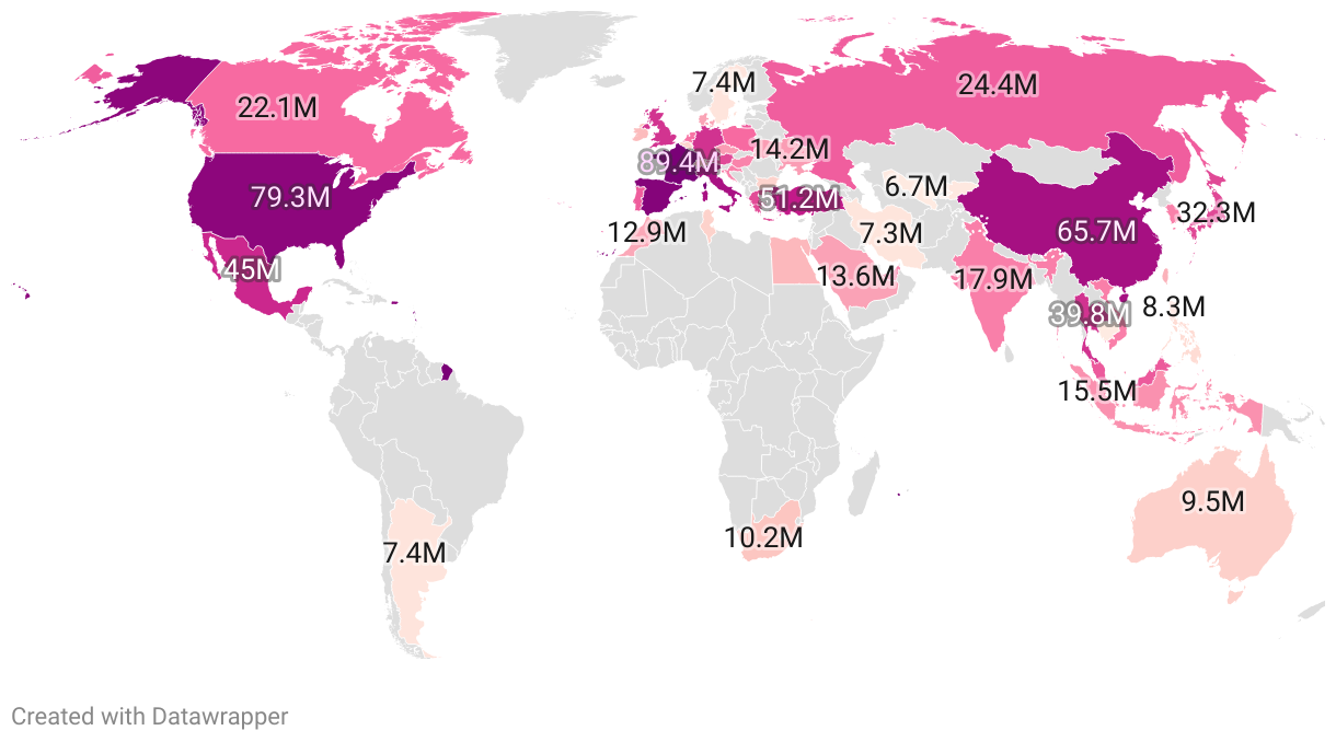 Most Visited Countries 2025 Most Visited Countries 2025