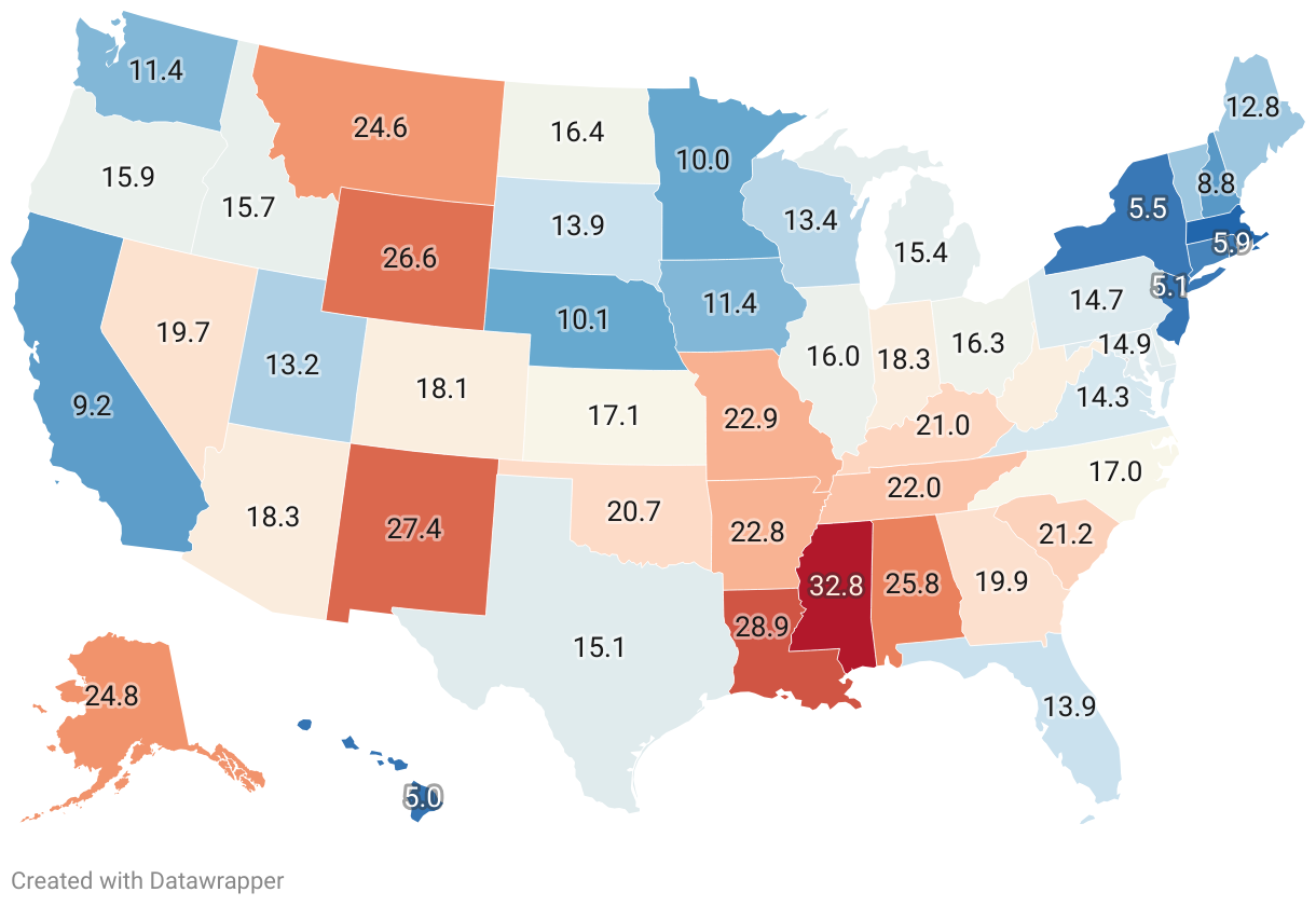 Crime Rate By State 2024