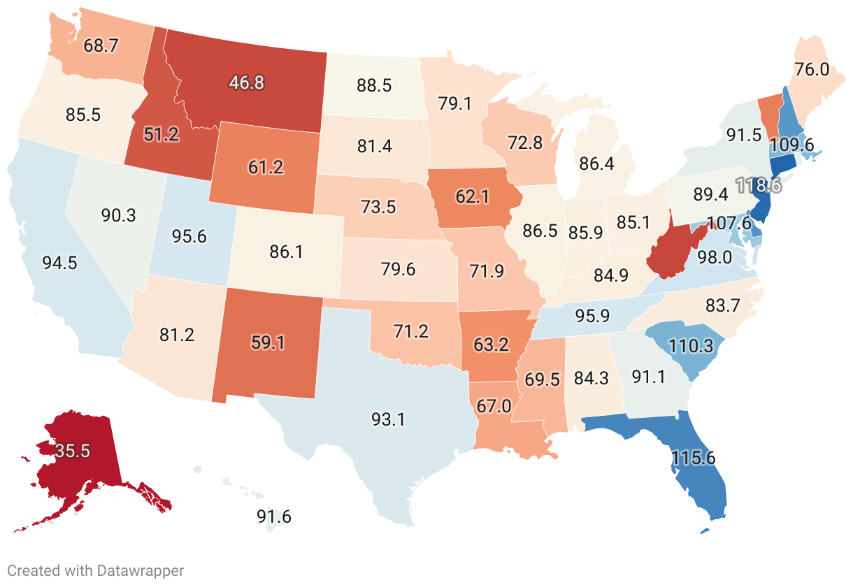 Average Internet Speed By State 2025