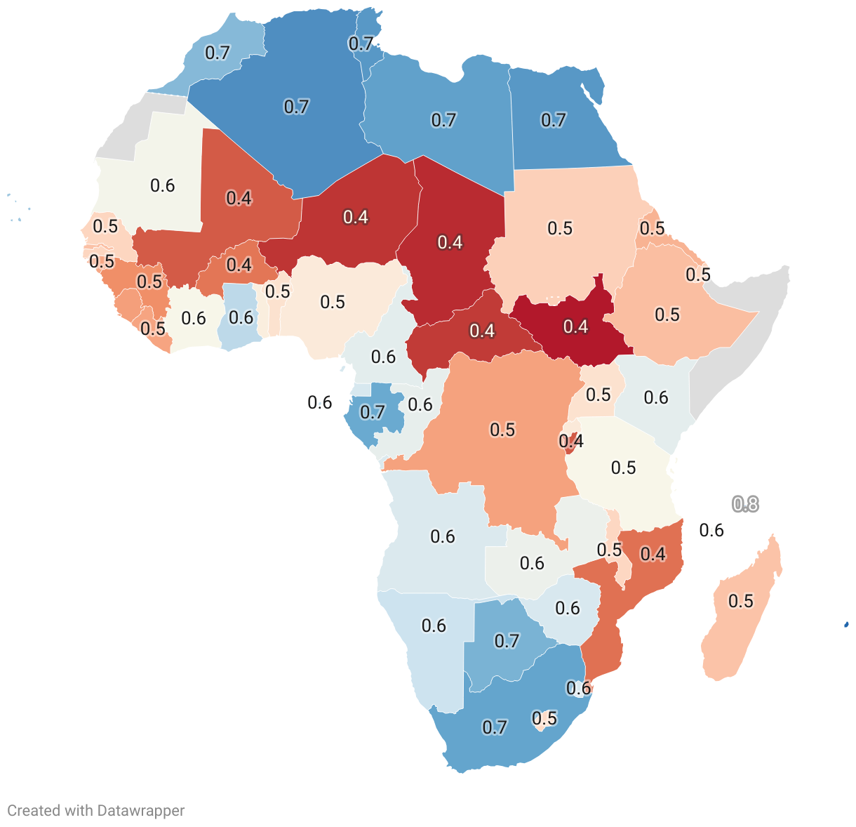 Most Developed Countries In Africa 2025