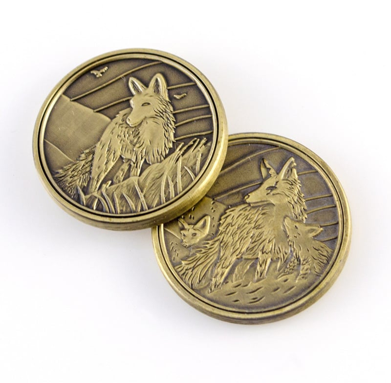 Fox Case & Token – Heart of the Deernicorn