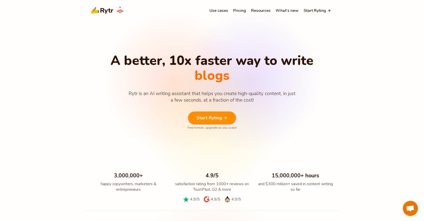 Rytr - Reviews, Pricing, Features | SERP AI