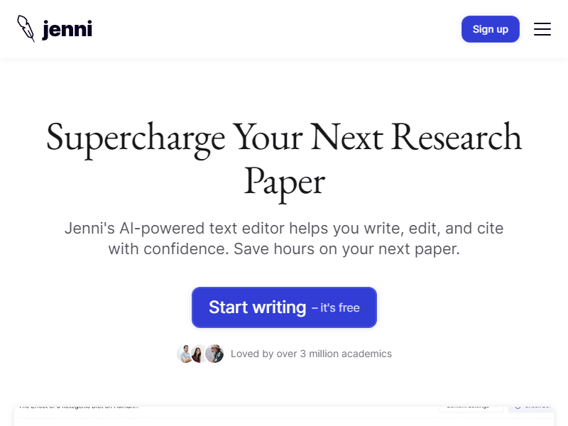 Jenni - Reviews, Pricing, Features | SERP AI