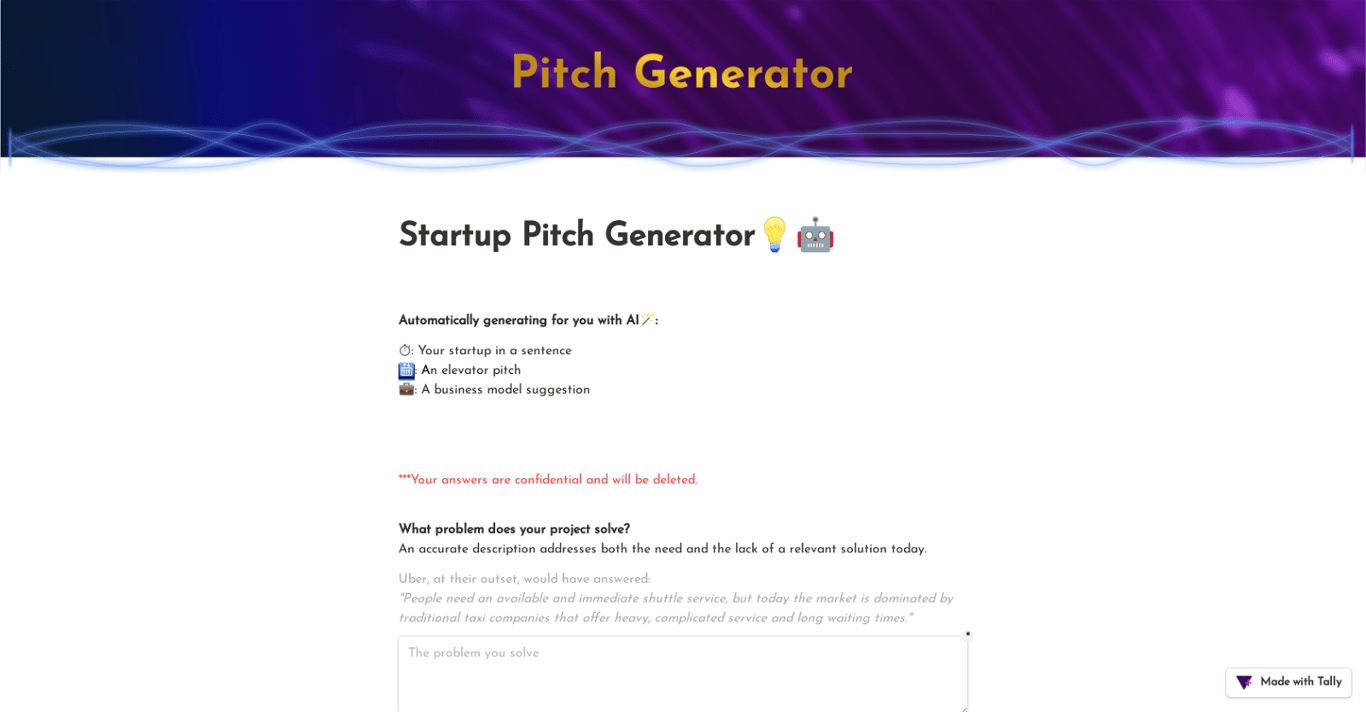 Startup Pitch Generator - Reviews, Pricing, Features | SERP AI