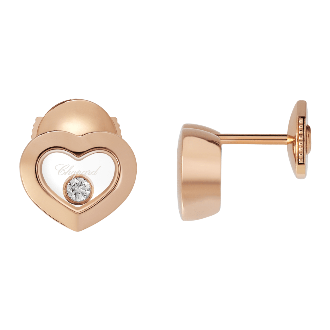 Chopard Happy Diamonds Icons Rose gold Earring (83A054-5001)