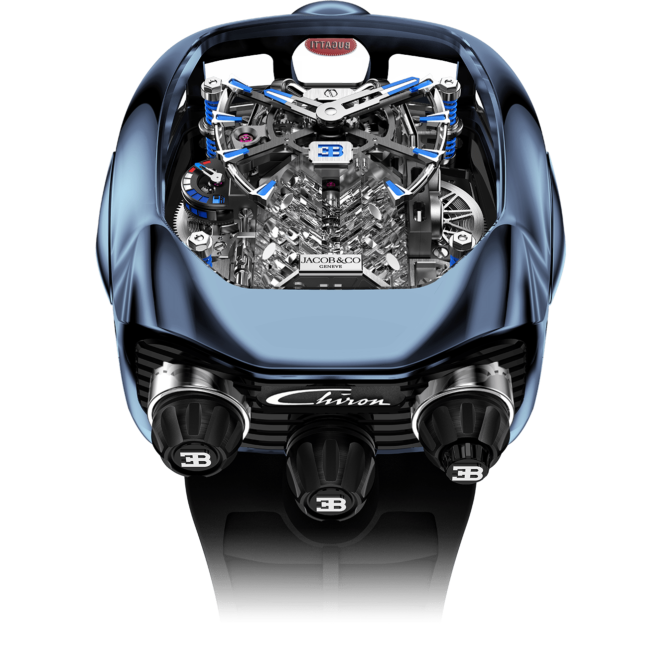 Jacob & Co. Bugatti Chiron Tourbillon Black (BU200.20.AK.AB.B)