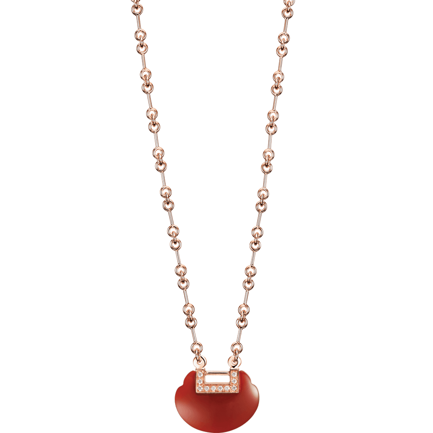 Qeelin Yu Yi Rose gold Necklace (YY-030-NL-RGDRA)