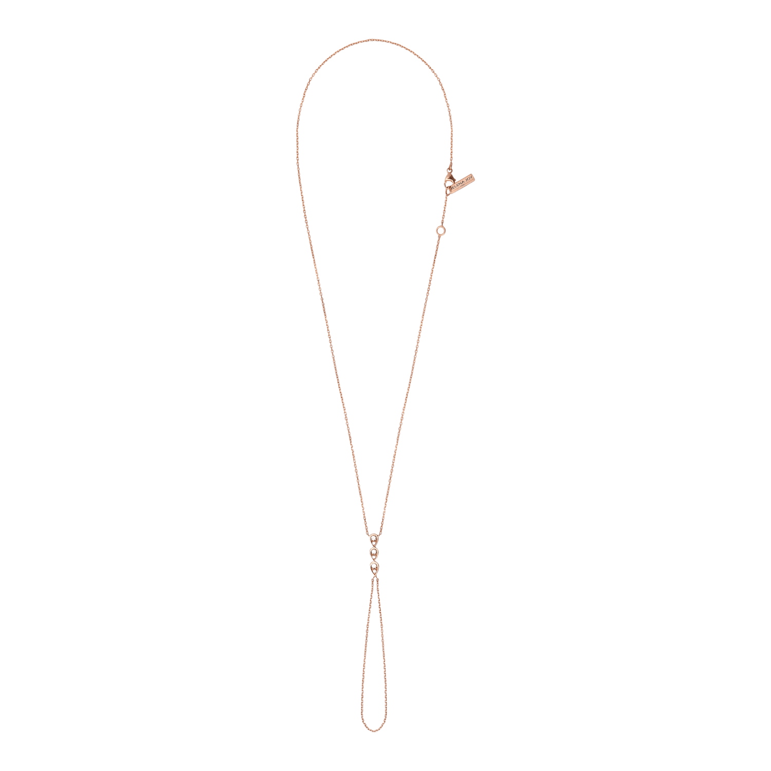 Helena Joy Eclipse One Hand Chain Rose gold Hand Chain (BDMEC3RDT)