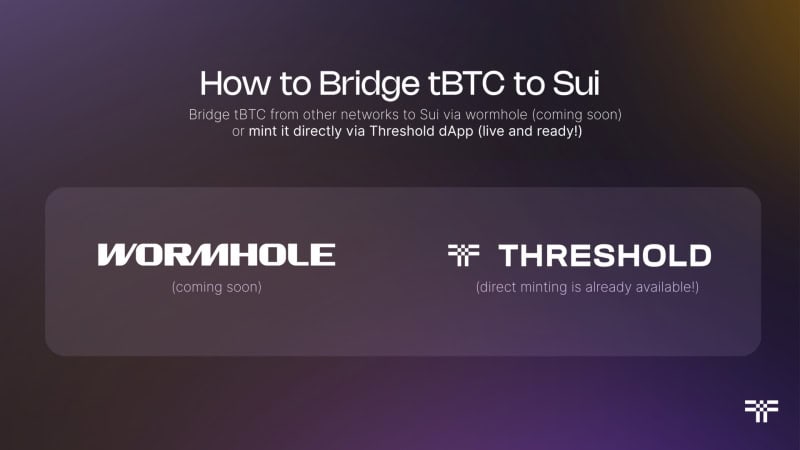 Threshold Network's tBTC is Now live on Sui: Ushering in a new era for Bitcoin DeFi