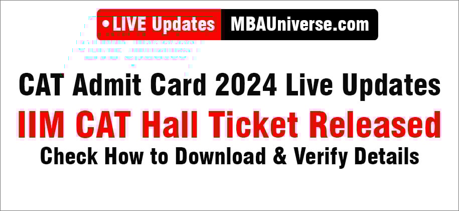 CAT Admit Card 2024 Released: Check how to download and verify details