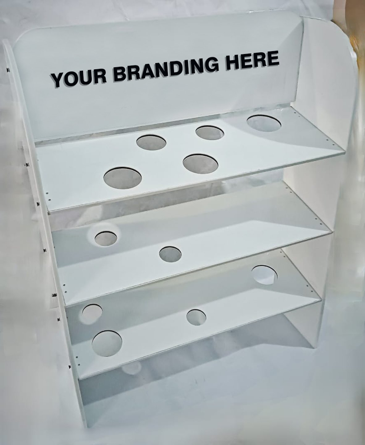 ACRYLIC PRODUCT DISPLAY RACK