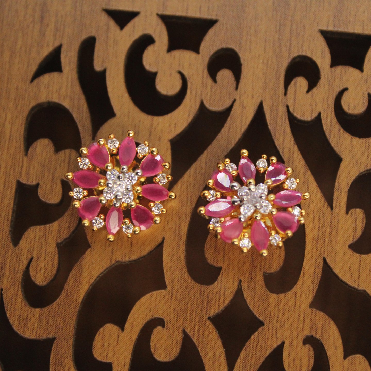 Alpha AD Studs| Noori By Nikita