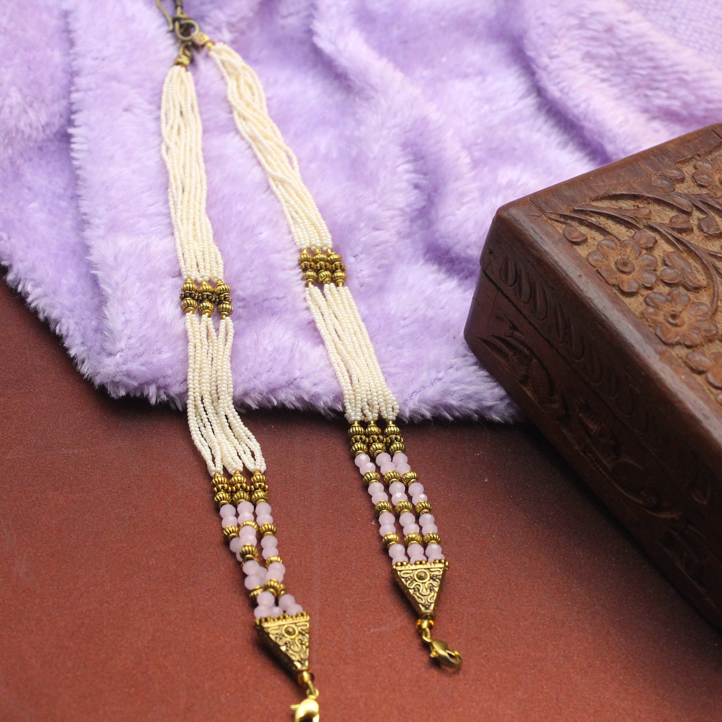 Isha Double Hook Chain| Noori By Nikita