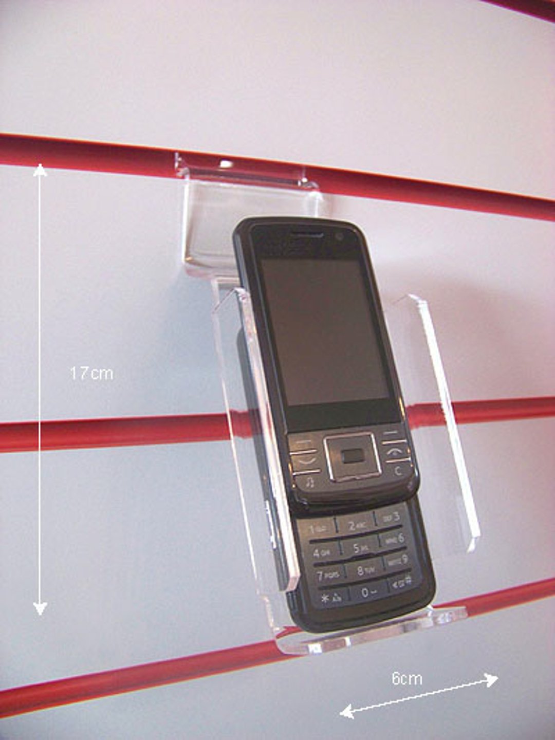 ACRYLIC MOBILE DISPLAY STAND