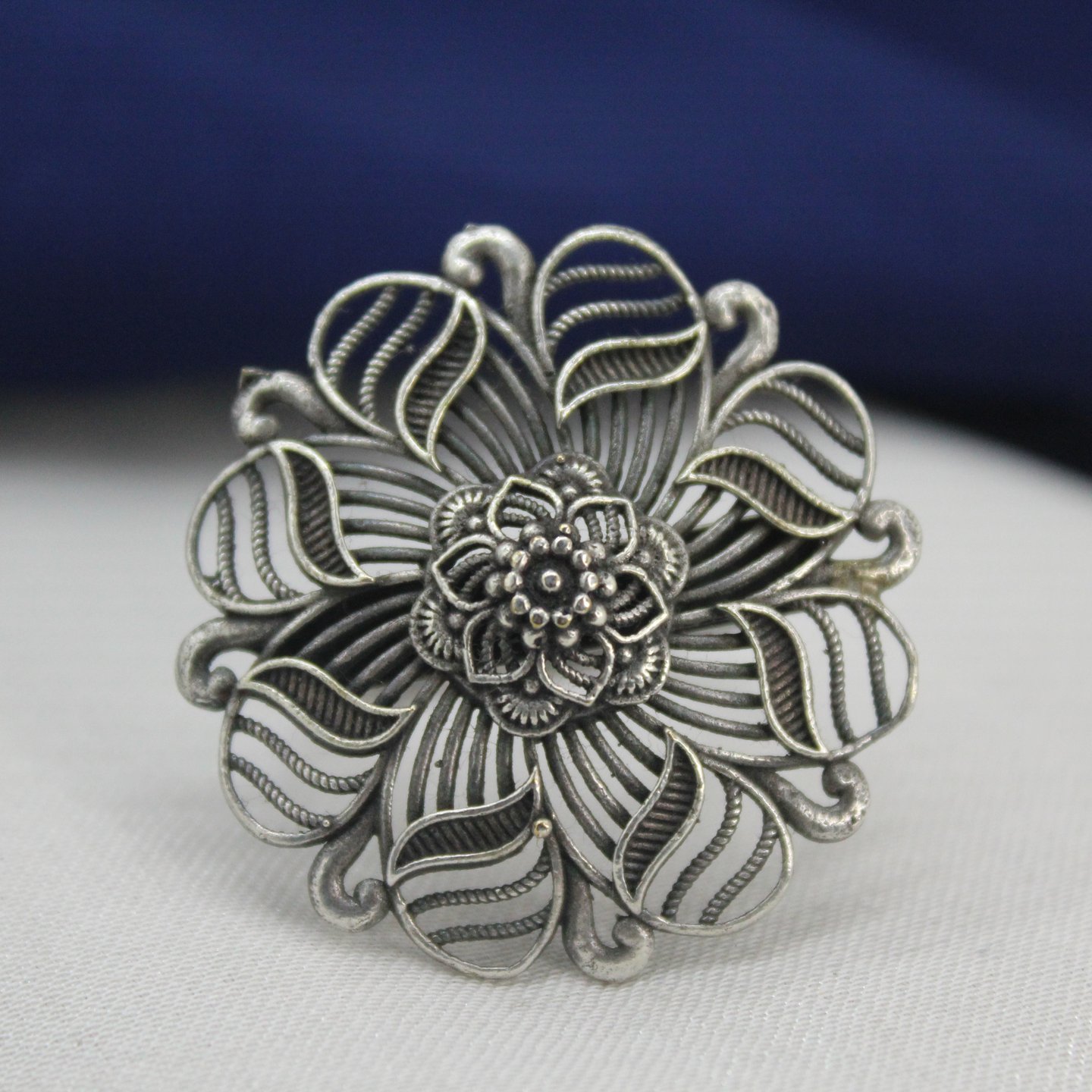 Buy Oxidised Silver-Toned Ring Online in India| Noori By Nikita