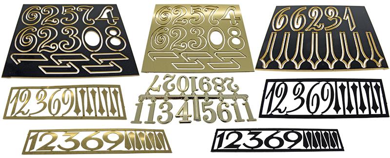 Dial Numerals, Arabic