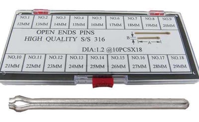 Fittings - Pins & Tubes for Watch Bracelets