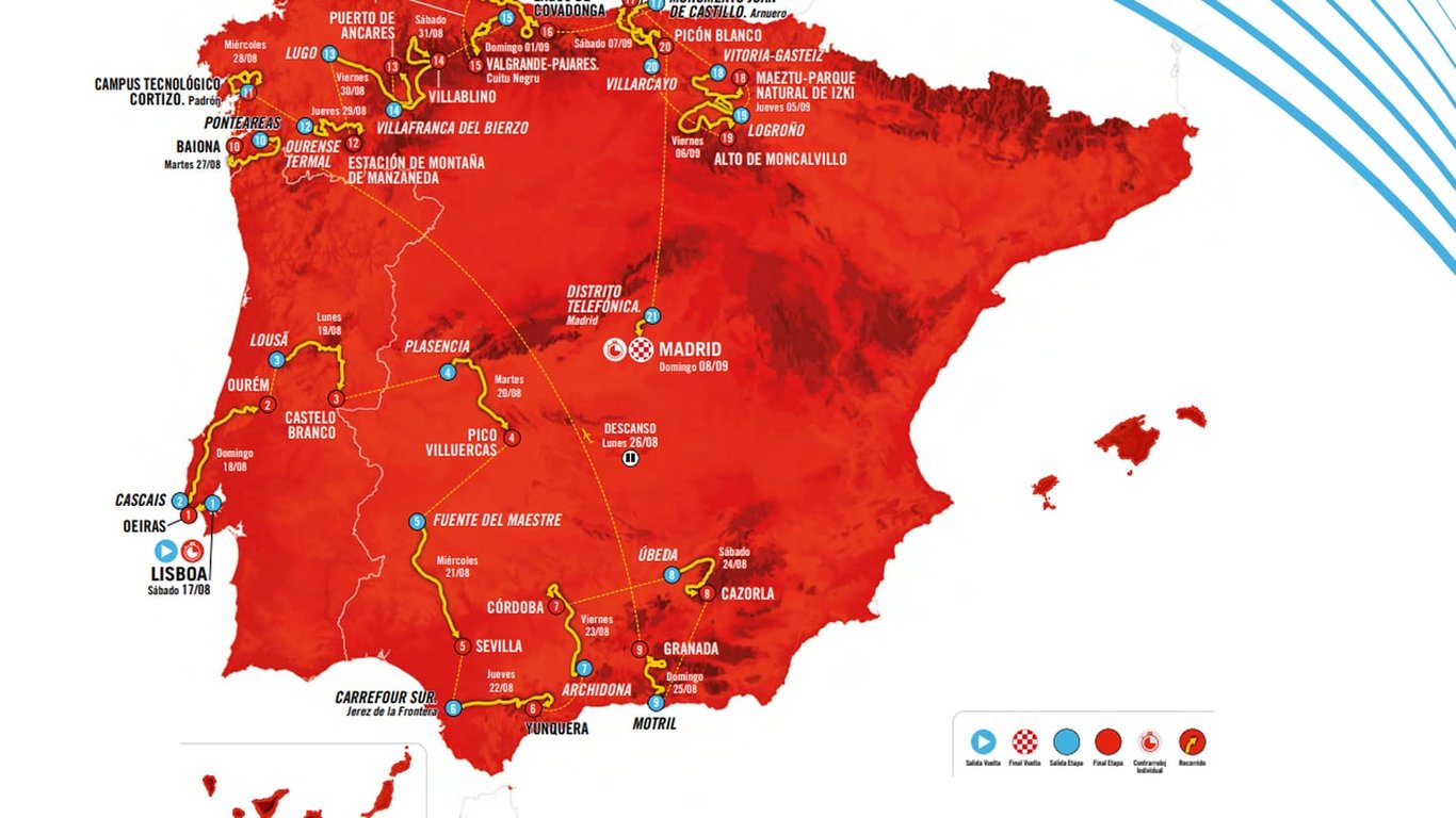Vuelta 2024 Etapas Mapa - Eada Neilla Vuelta 2024 Etapas Mapa - Eada Neilla