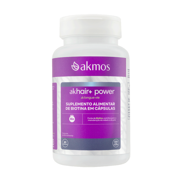Loja Akmos , Suplemento Alimentar Ak Hair Power Crescimento Capilar 60 ...