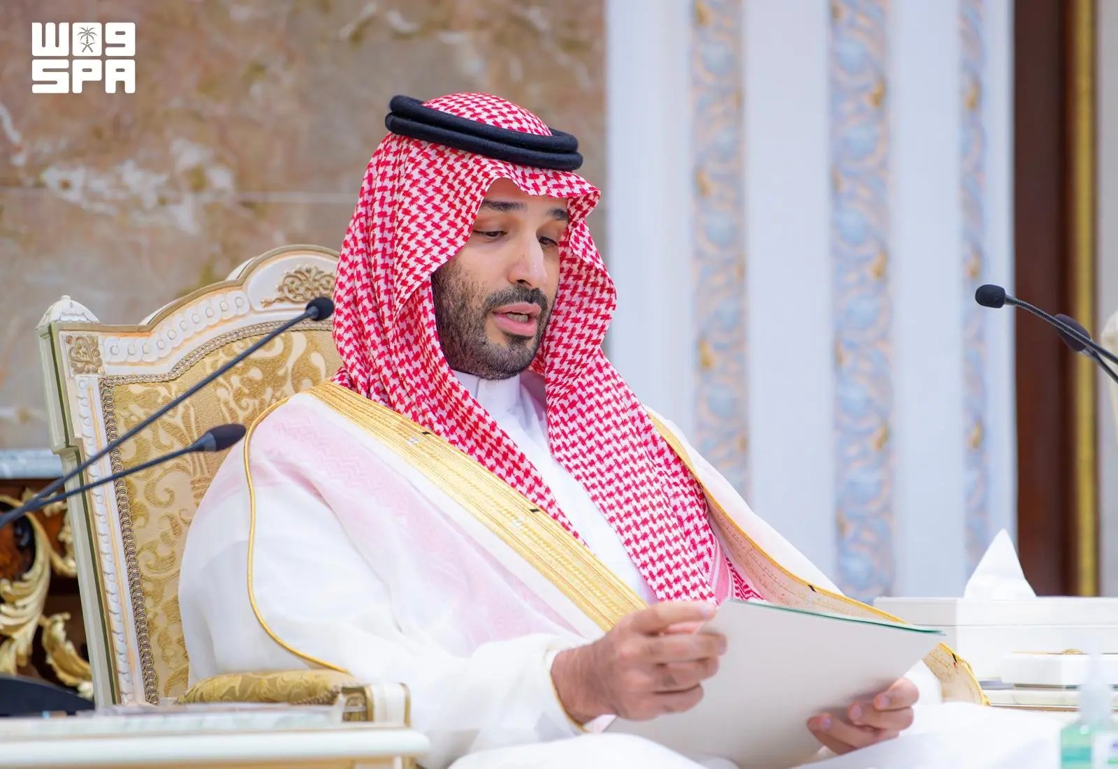 ولي العهد يستقبل المهنئين بعيد الأضحى بقصر منى ويؤكد اعتزاز القيادة ...
