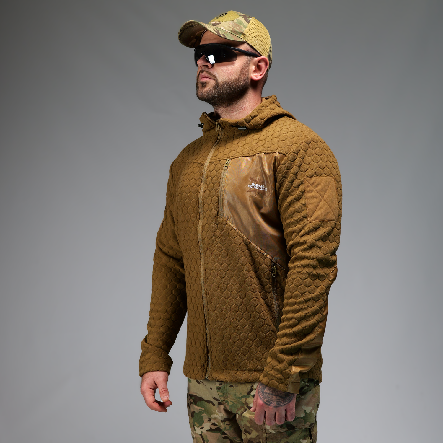 Кофта флісова Global Ballistics HexaGon Койот СПЕЦПРОМ КР – купити в ...