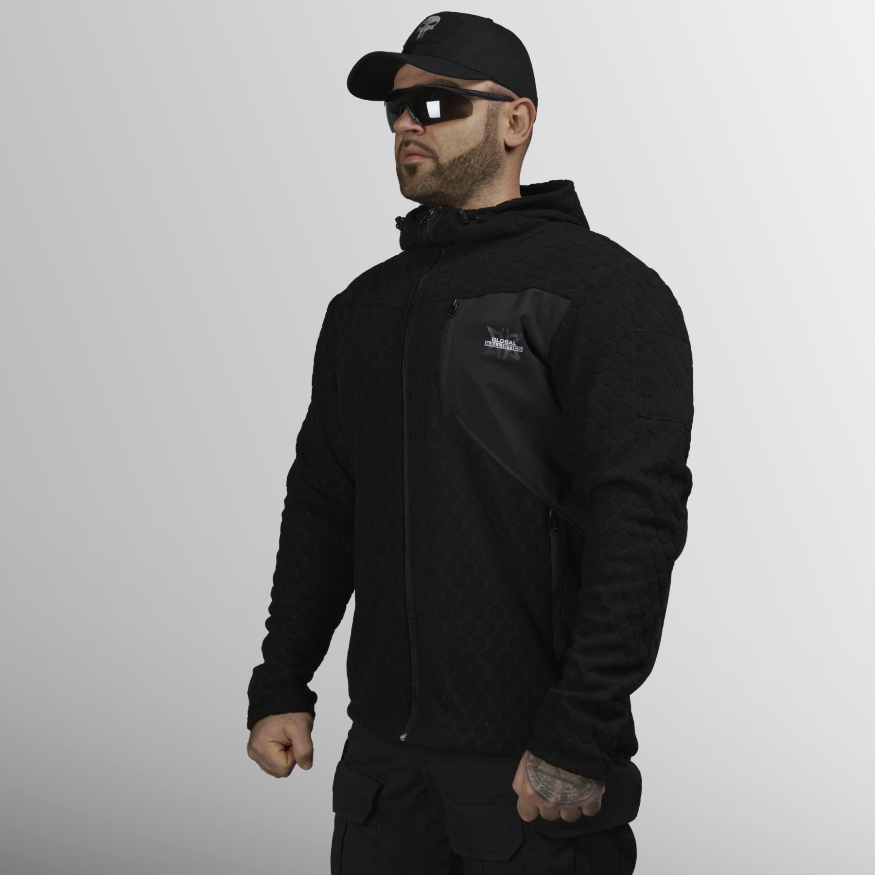 Кофта флісова Global Ballistics HexaGon Чорний СПЕЦПРОМ КР – купити в ...