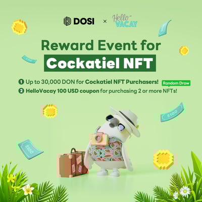 Bluetags - HelloVacay NFT Purchase Reward Event