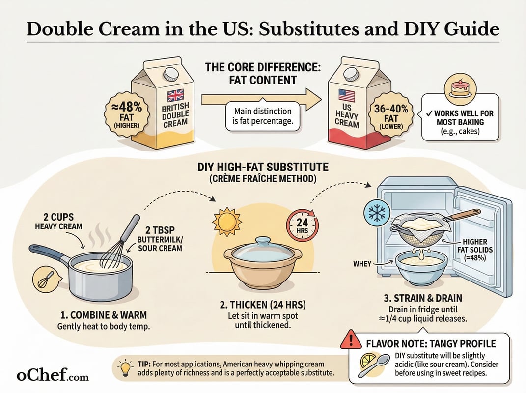Double Cream vs Heavy Cream: US Substitutes Guide