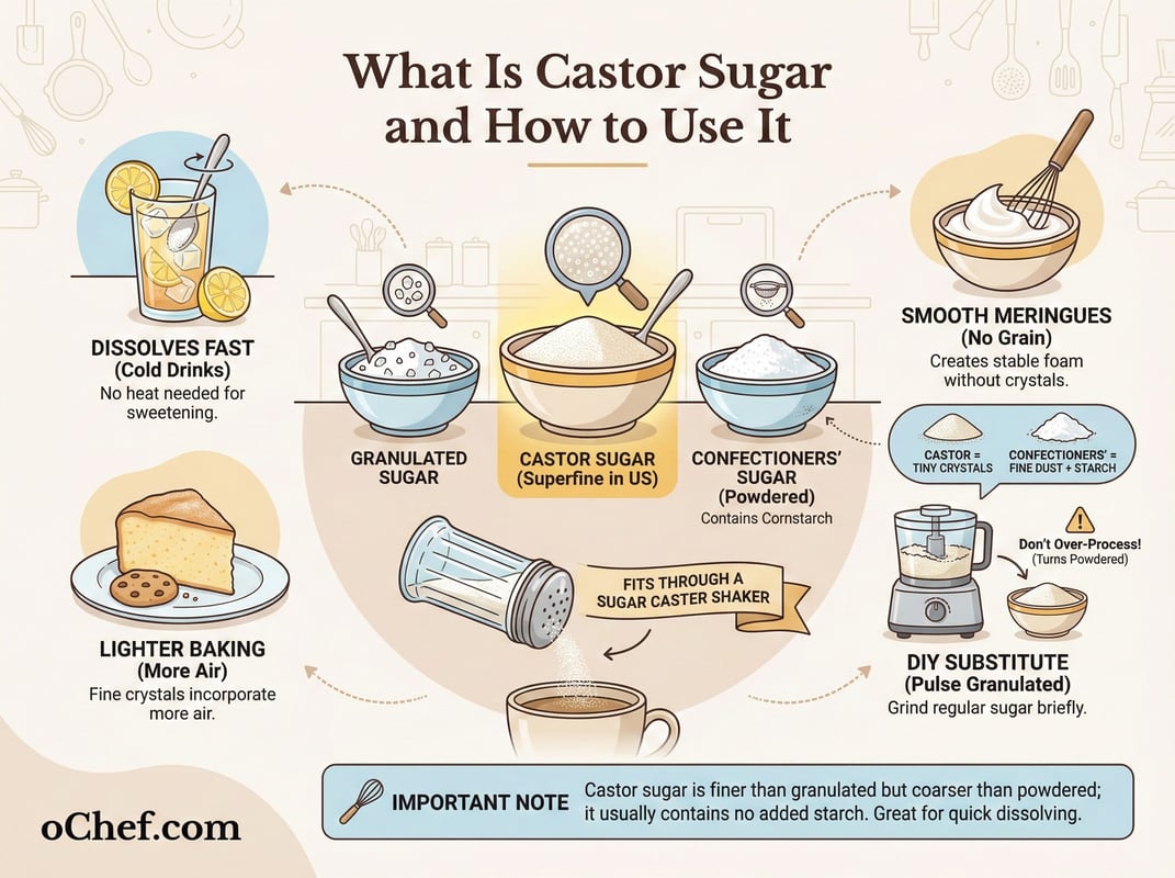 What Is Castor Sugar? Definition, Uses, and DIY Substitutes