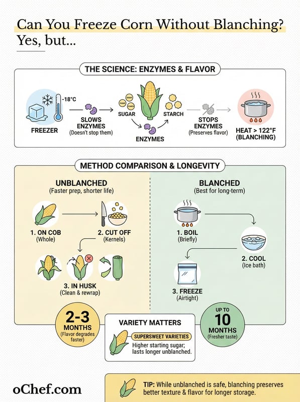 Can You Freeze Corn Without Blanching? Pros and Cons