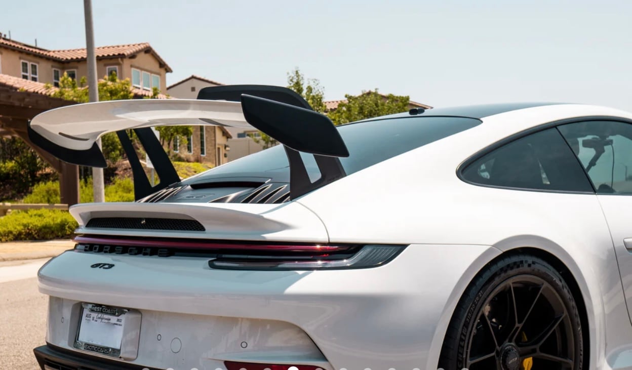 RSNV Wing Risers & Wing Delete Combo Kit for 992 GT3 Part - Shark Werks ...