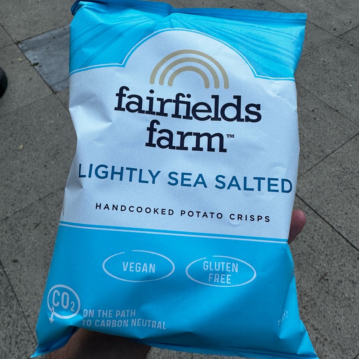 lightly sea salted crisps from Fairfields farm - Vegan Product Reviews ...