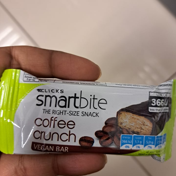 Smartbite Foods Coffee Crunch - Vegan Bar Review | abillion